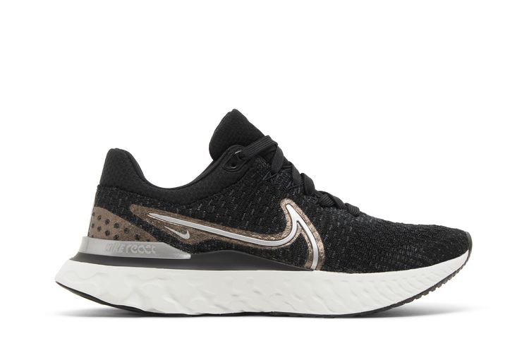 Buy Nike Wmns React Infinity Run Flyknit 3 'Black Metallic Copper ...