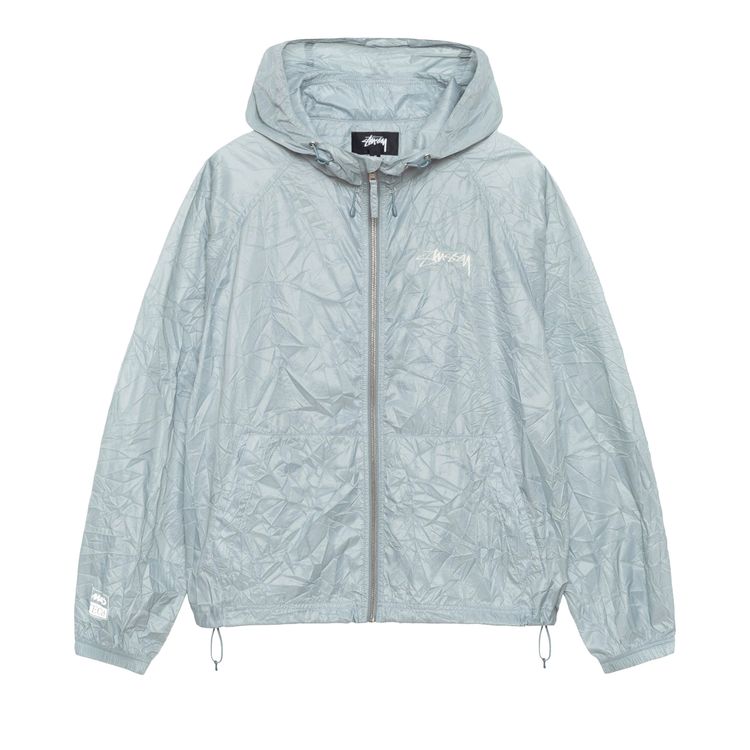Buy Stussy Beach Wrinkled Nylon Shell 'Slate' - 115746 SLAT | GOAT