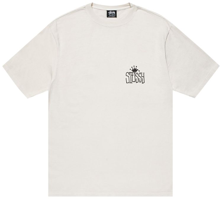 Buy Stussy Crown International Tee 'Natural' - 1905043 NATU | GOAT