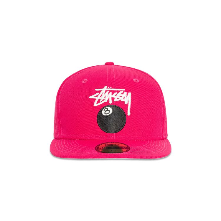 Buy Stussy New Era 59Fifty 8 Ball Stock 'Magenta' - 1311129 MAGE | GOAT