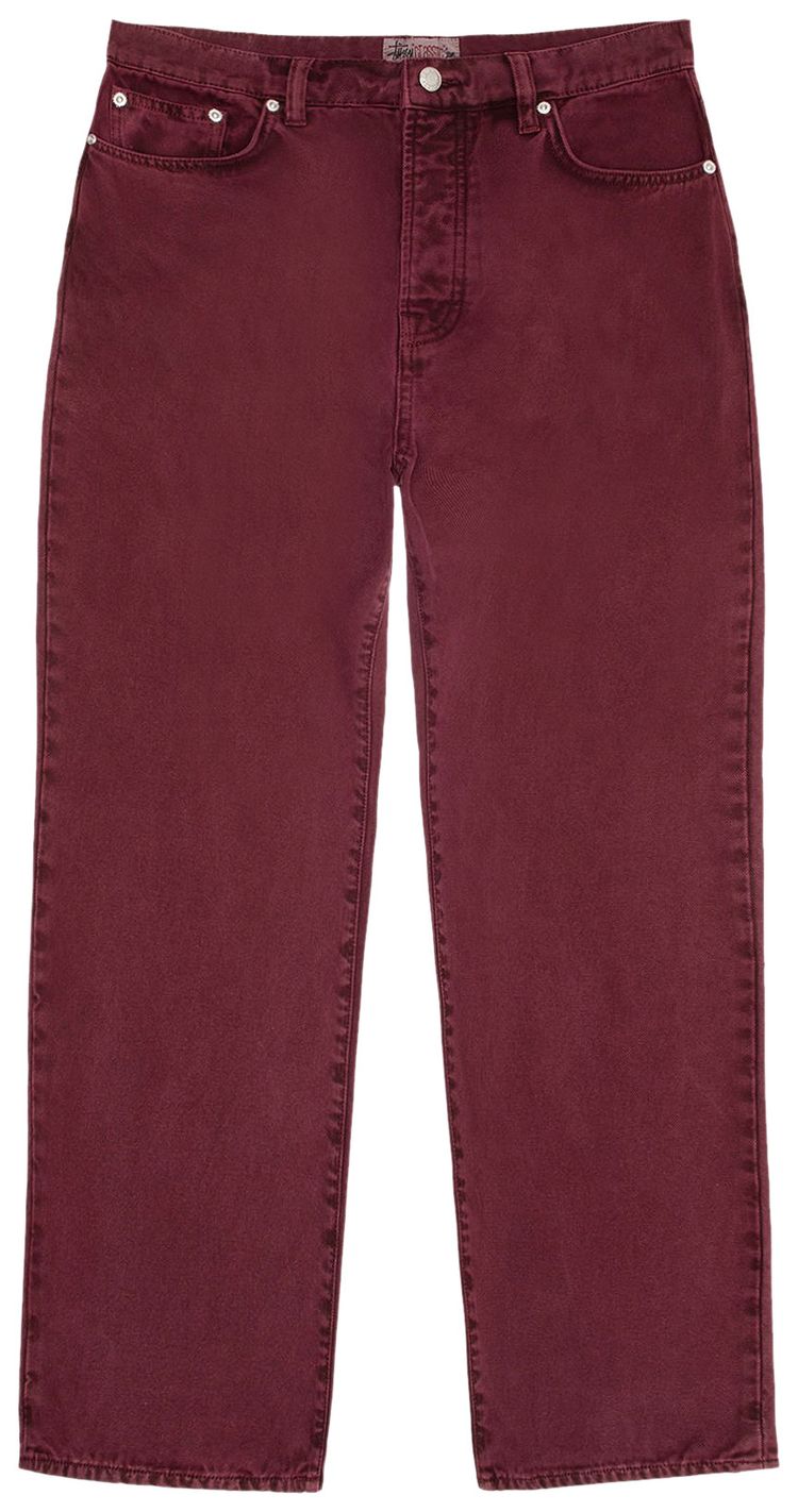 Buy Stussy Classic Jean 'Wine' - 116659 WINE | GOAT