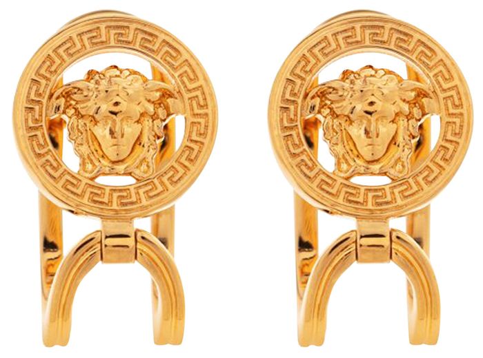 Buy Versace Metal Earrings 'Versace Gold' - 1015202 1A00620 3J000 | GOAT