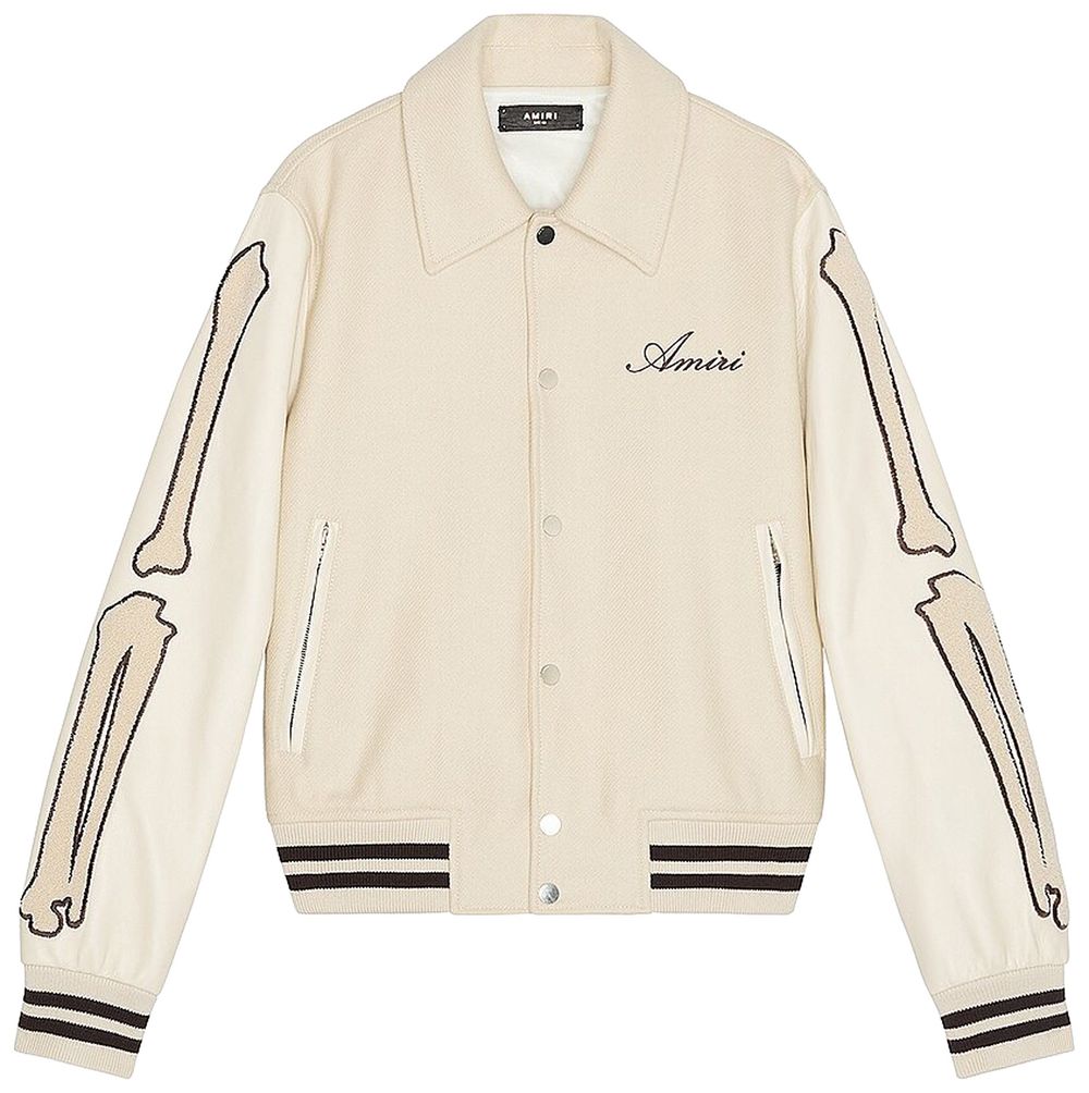 Buy Amiri Bones Jacket 'Alabaster' - AMOUVY1002 271 ALAB | GOAT