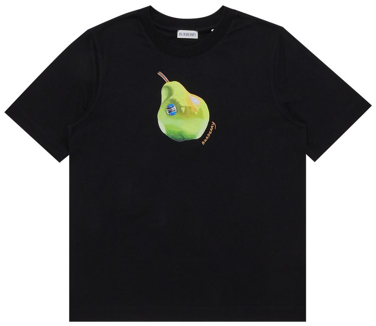 Buy Burberry Painted Pear T-Shirt 'Black' - 8089737 | GOAT