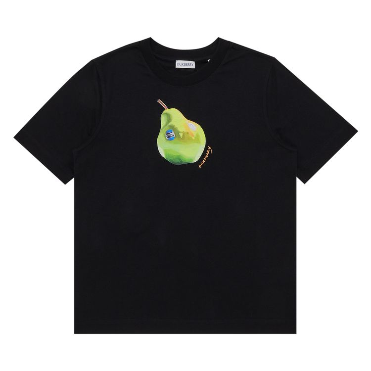 Buy Burberry Painted Pear T-Shirt 'Black' - 8089737 | GOAT