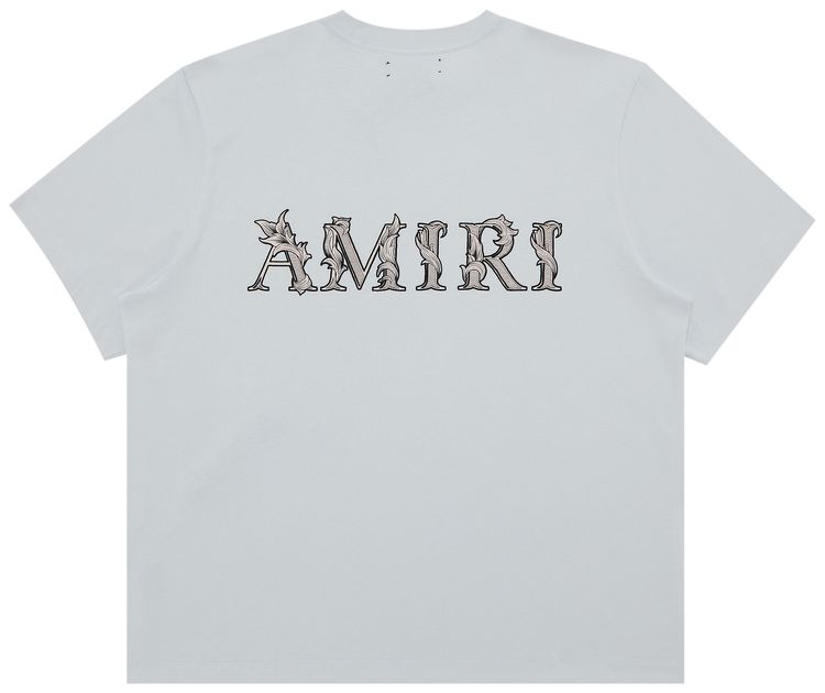 Buy Amiri MA Baroque Logo Tee 'Grey Dawn' - AMJYTE1012 GREY | GOAT