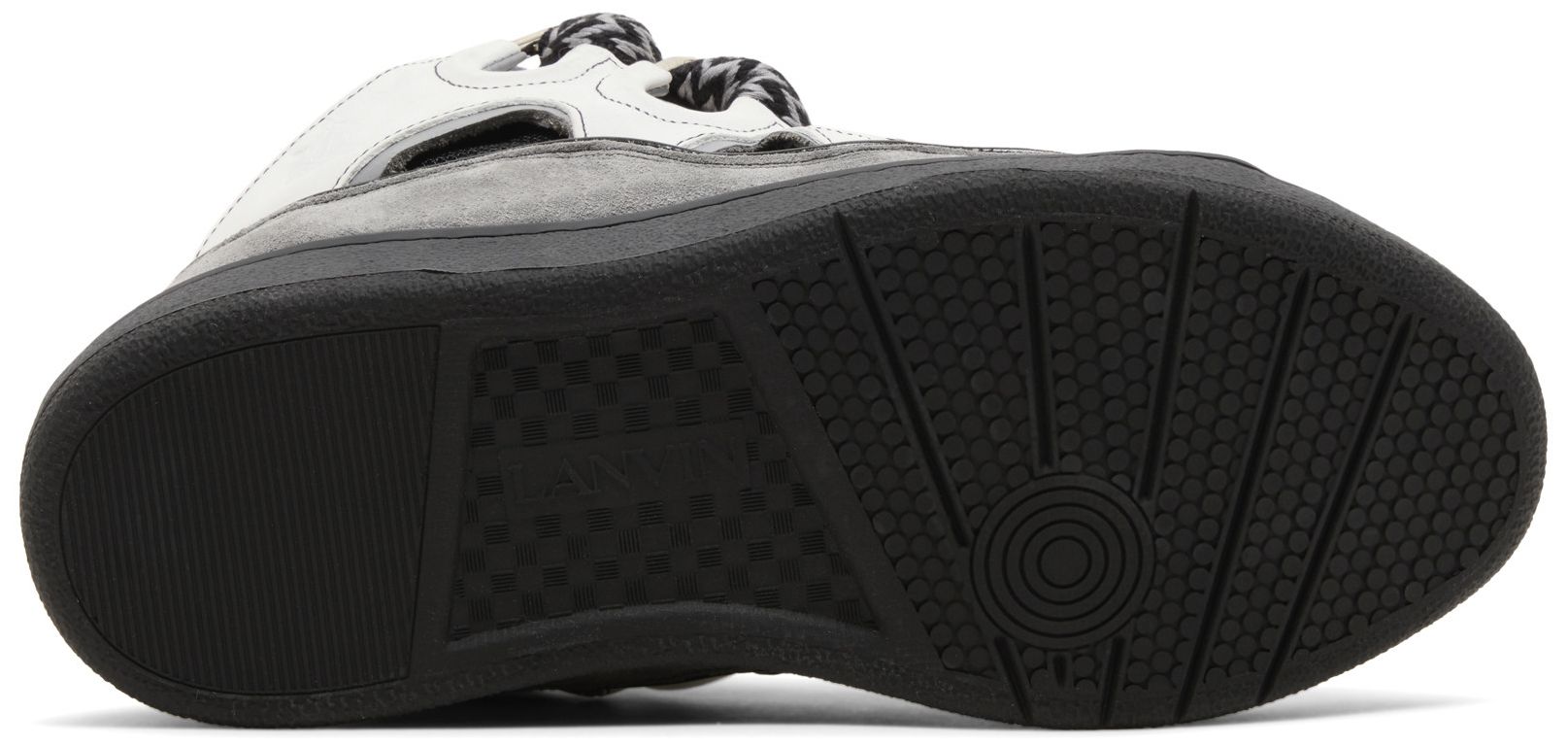 Buy Lanvin Curb Sneakers 'White Anthracite' - FM SKRK11 TONE P240018 | GOAT