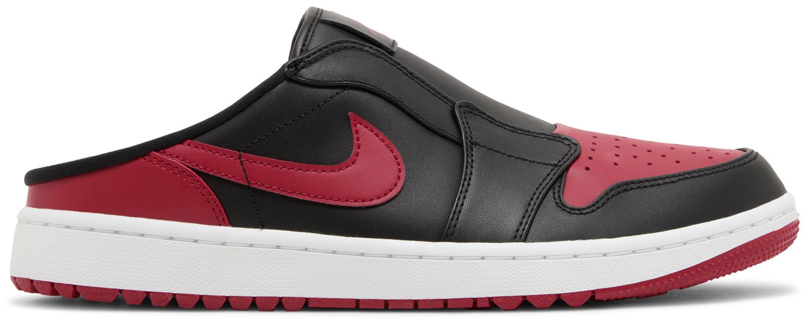 Buy Air Jordan 1 Mule Golf 'Bred' - FJ1214 001 | GOAT