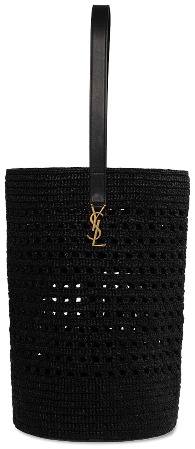 Buy Saint Laurent Large Cécile Bucket Bag 'Noir' - 773983 GAAD9 1000 | GOAT