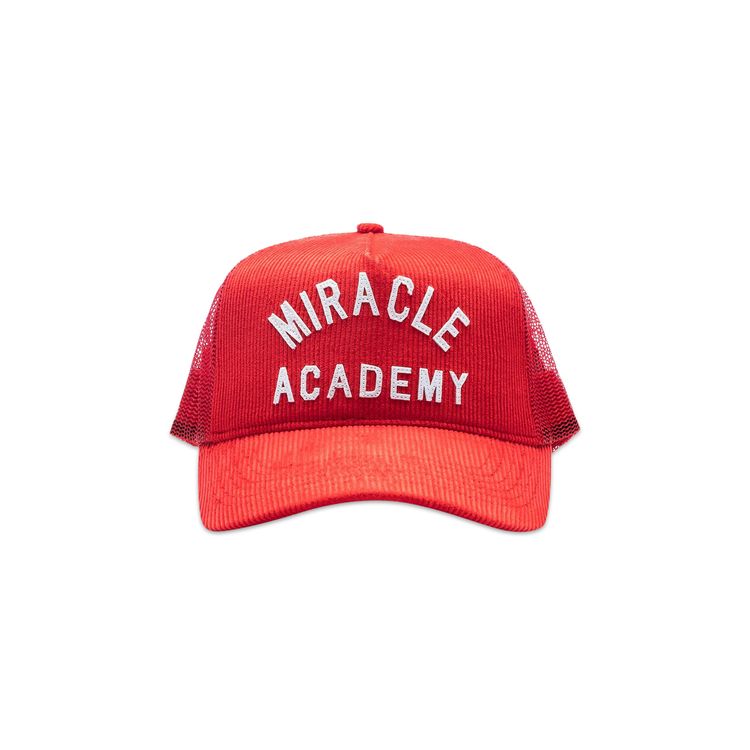 Buy Nahmias Miracle Academy Corduroy Trucker Hat 'Cherry' - TR3 G32 610 ...