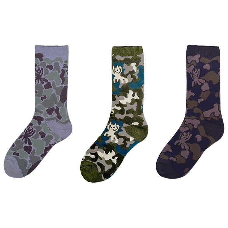 Buy DingYun Zhang Oracle Socks Packs (3 Pack) 'Camo' - DZ23 116012 CAMO ...