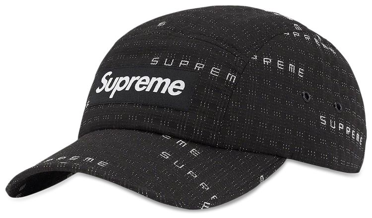 Buy Supreme Stitch Jacquard Camp Cap 'Black' - SS22H41 BLACK | GOAT DE