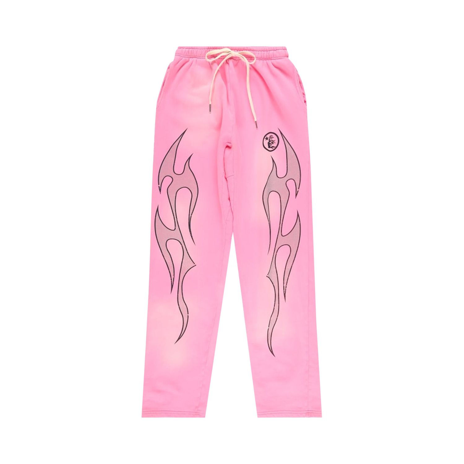 Buy Hellstar Flame Sweatpants 'Pink/Silver' - HS T16 PINK | GOAT