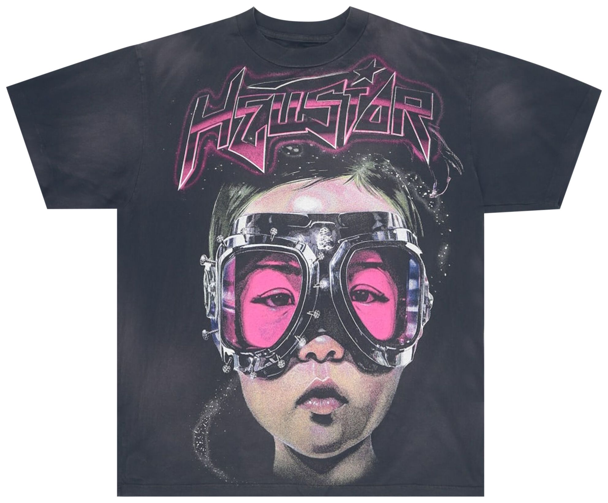 Buy Hellstar The Future T-Shirt 'Black/Pink' - HS T1 BLAC | GOAT