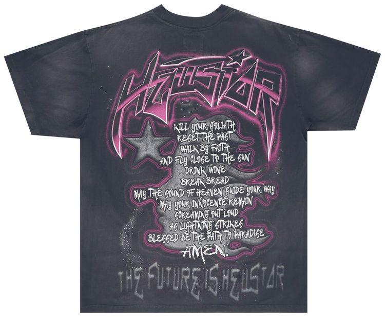 Buy Hellstar The Future T-Shirt 'Black/Pink' - HS T1 BLAC | GOAT