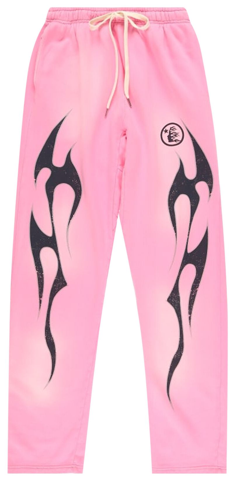 Buy Hellstar Flame Sweatpants 'Pink/Black' - HS T17 PINK | GOAT