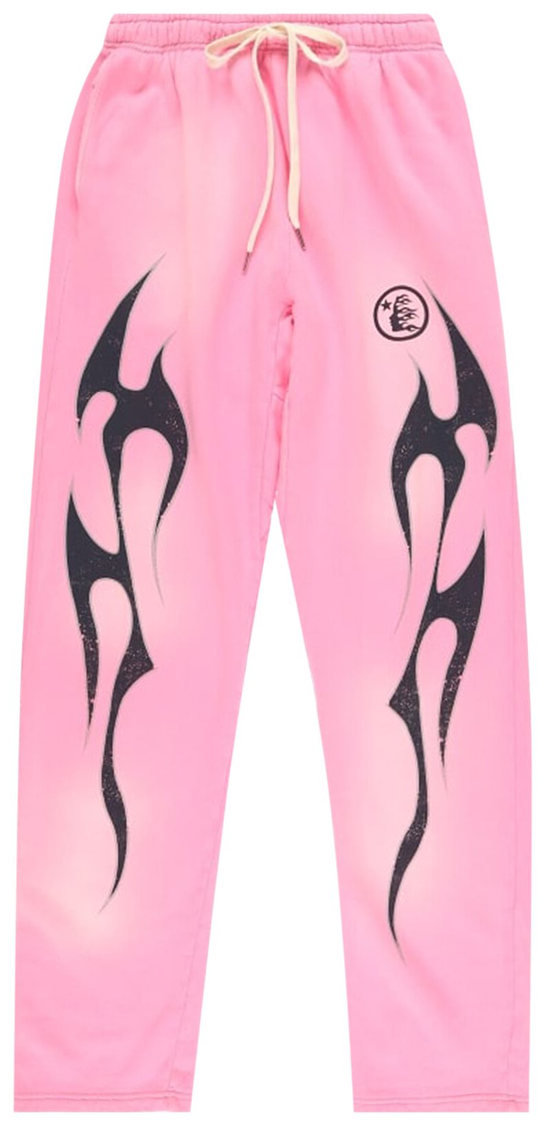 Buy Hellstar Flame Sweatpants 'Pink/Black' - HS T17 PINK | GOAT