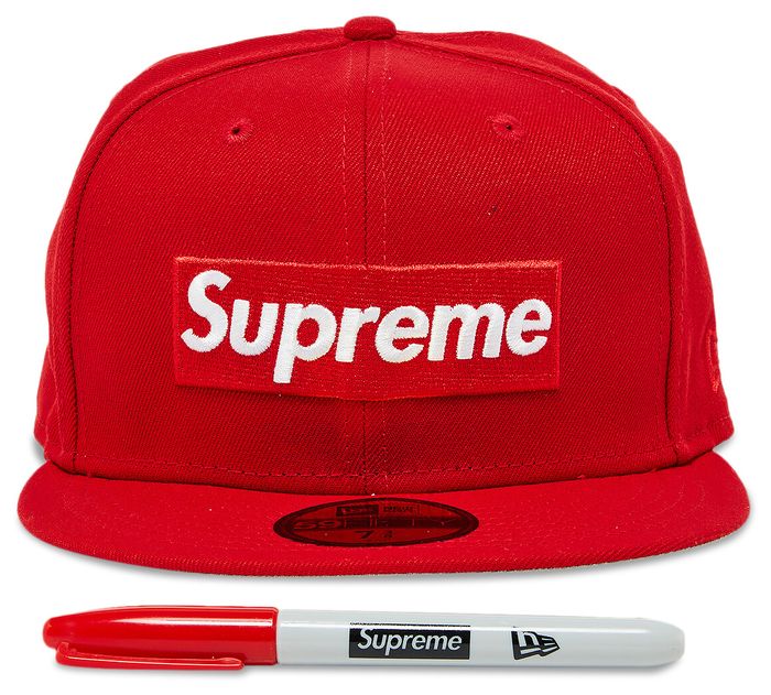Buy Supreme Sharpie Box Logo New Era 'Red' - SS24H6 RED | GOAT