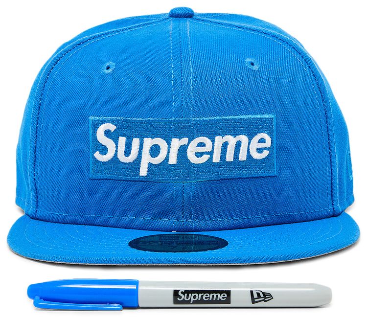 Buy Supreme Sharpie Box Logo New Era 'Blue' - SS24H6 BLUE | GOAT