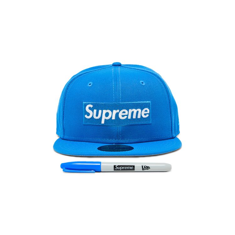 Buy Supreme Sharpie Box Logo New Era 'Blue' - SS24H6 BLUE | GOAT