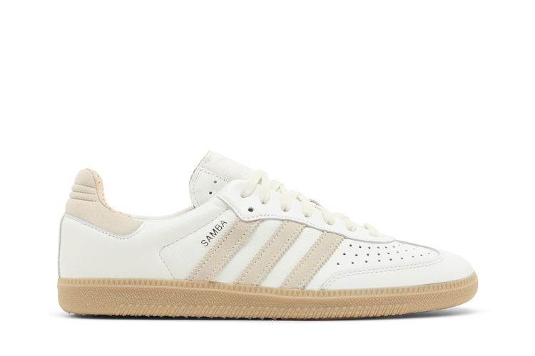 Buy Adidas Samba OG 'White Magic Beige Gum' - IG1376 | GOAT