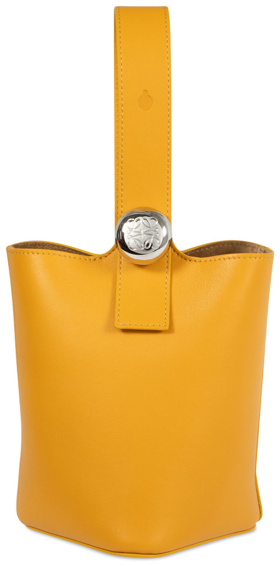 Buy Loewe Pebble Bucket Mini 'Sunflower' - AANBBBMX01 8478 | GOAT