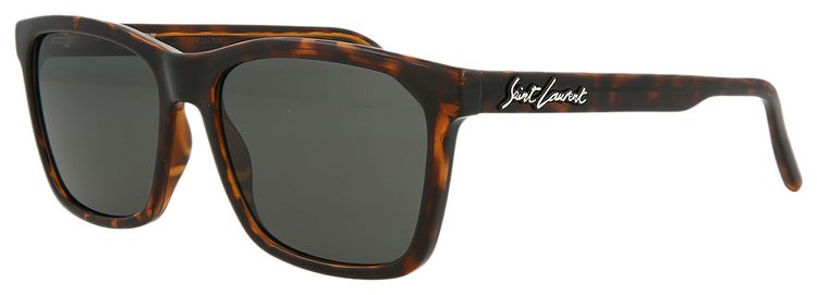 Buy Saint Laurent Square Sunglasses 'Havana/Grey' - SL 318 002 | GOAT