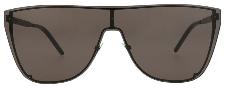 Buy Saint Laurent Shield Sunglasses Black Black Black Sl 1 Bmask