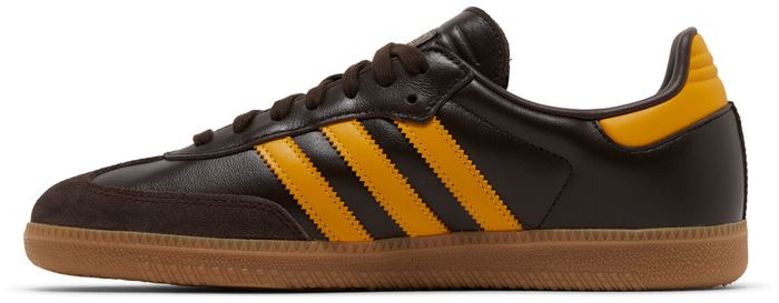 Buy Adidas Samba OG 'Dark Brown Yellow' - IG6174 | GOAT