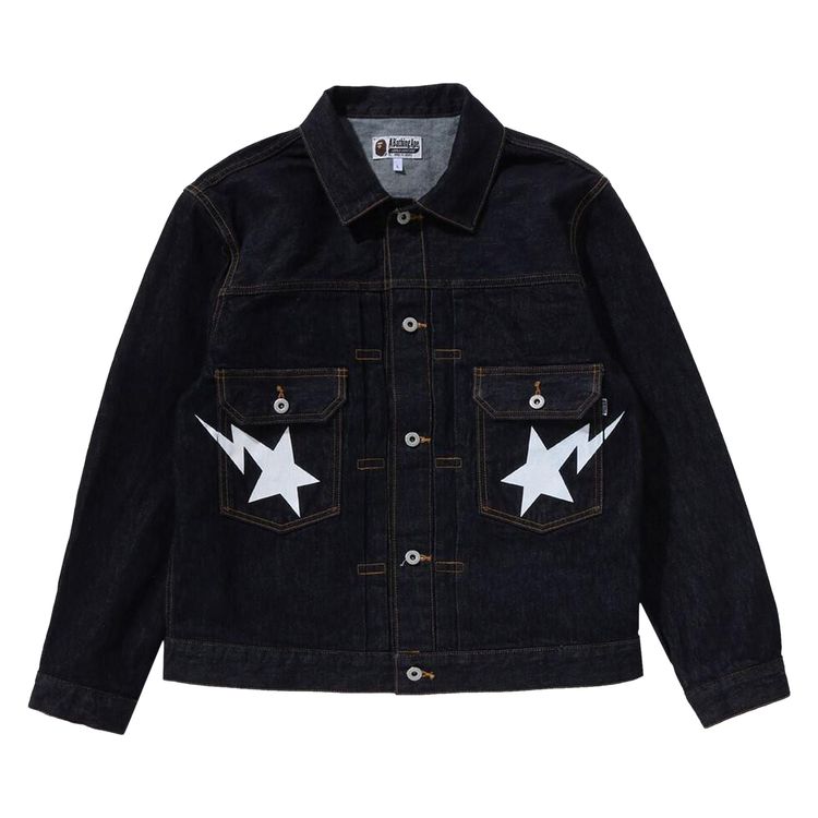 Buy BAPE STA Denim Jacket Type-02 'Indigo' - 1K30 140 002 INDIGO | GOAT