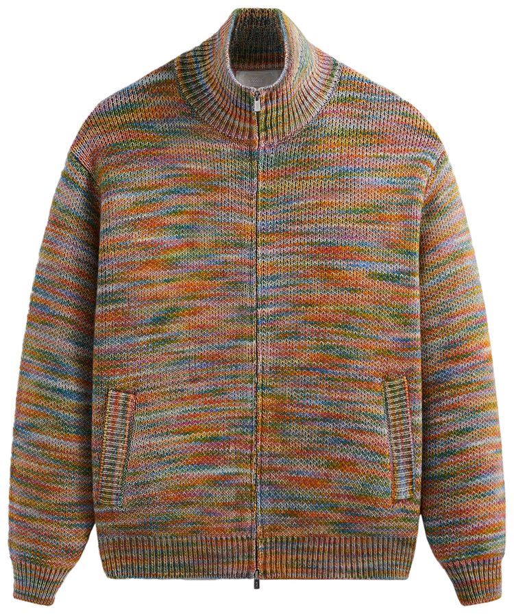 Buy Kith Space Dye Wyona Full Zip Sweater 'Multicolor' - KHM031818 906 ...