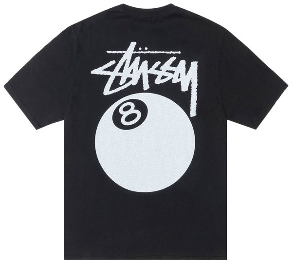 Buy Stussy 8 Ball Tee 'Black' - 1905022 BLAC | GOAT