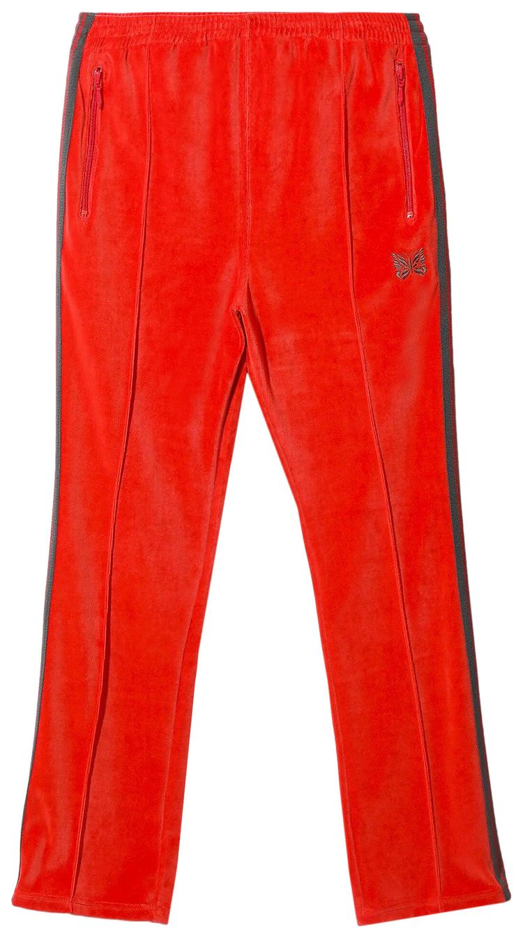 Buy Needles Narrow Track Pants 'Red' - NS253 RED | GOAT