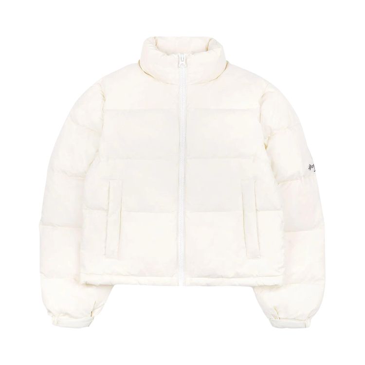 Buy Sporty & Rich Crown LA Puffer Jacket 'Cream' - JAAW2314CR CREA | GOAT