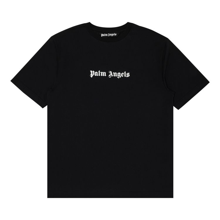Buy Palm Angels Logo Slim Tee 'Black' - PMAA089S24JER0021001 | GOAT