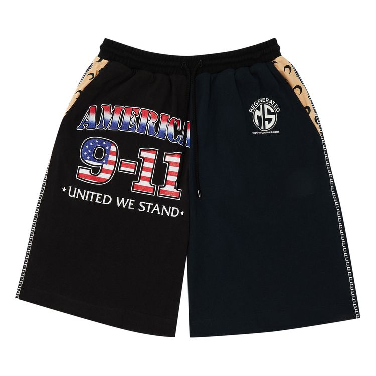 Buy Marine Serre Regenerated Graphic T-Shirt Bermudas 'Black' - MSH007 ...