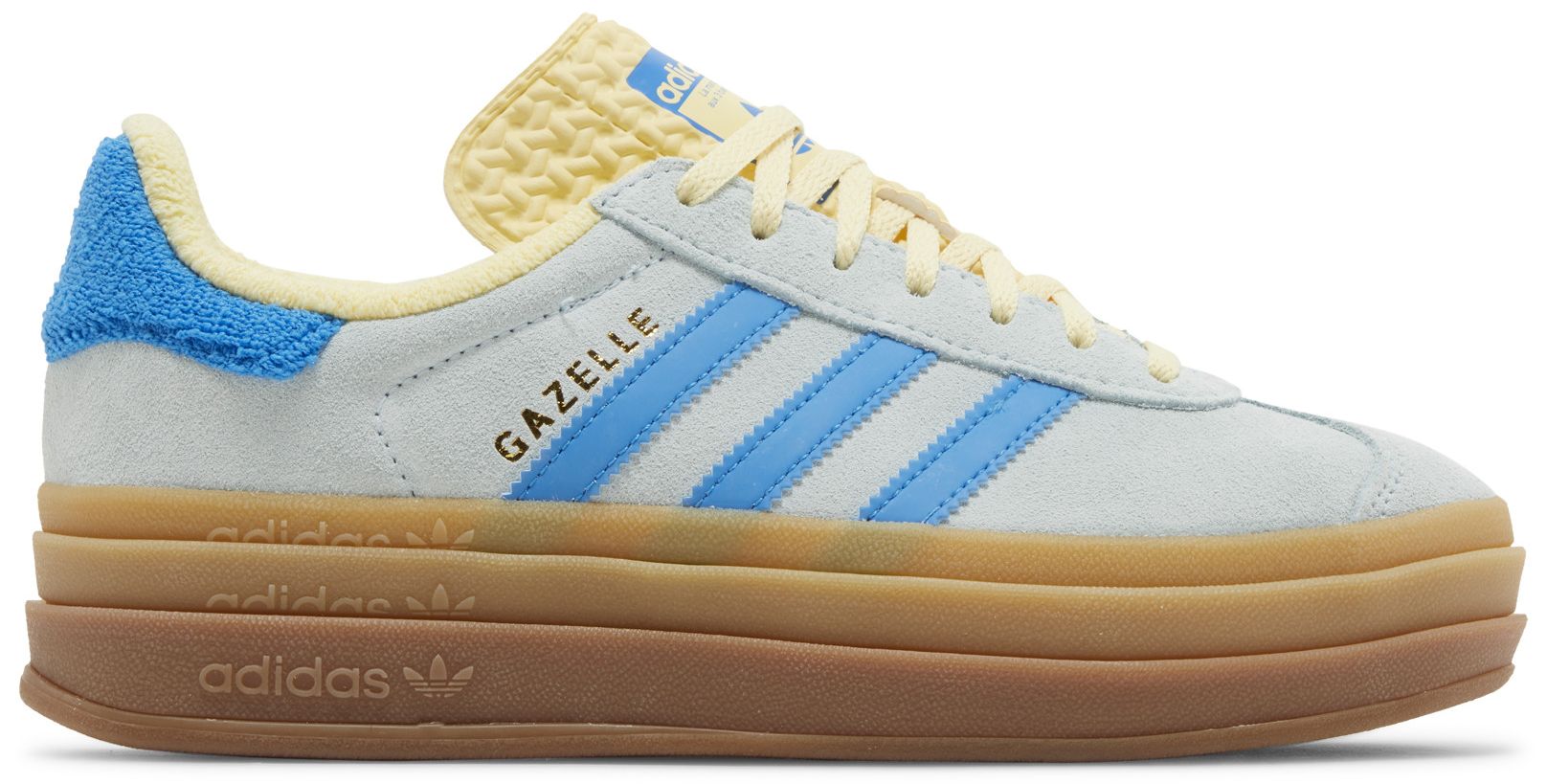 Buy Adidas Wmns Gazelle Bold 'Almost Blue Yellow' - IE0430 | GOAT