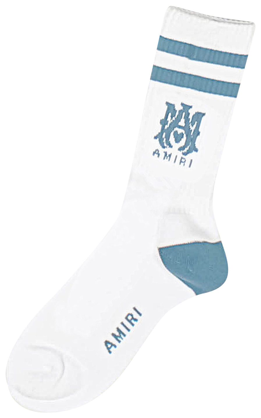 Buy Amiri Striped Socks 'Blue' - SS22MHR003 420 BLUE | GOAT