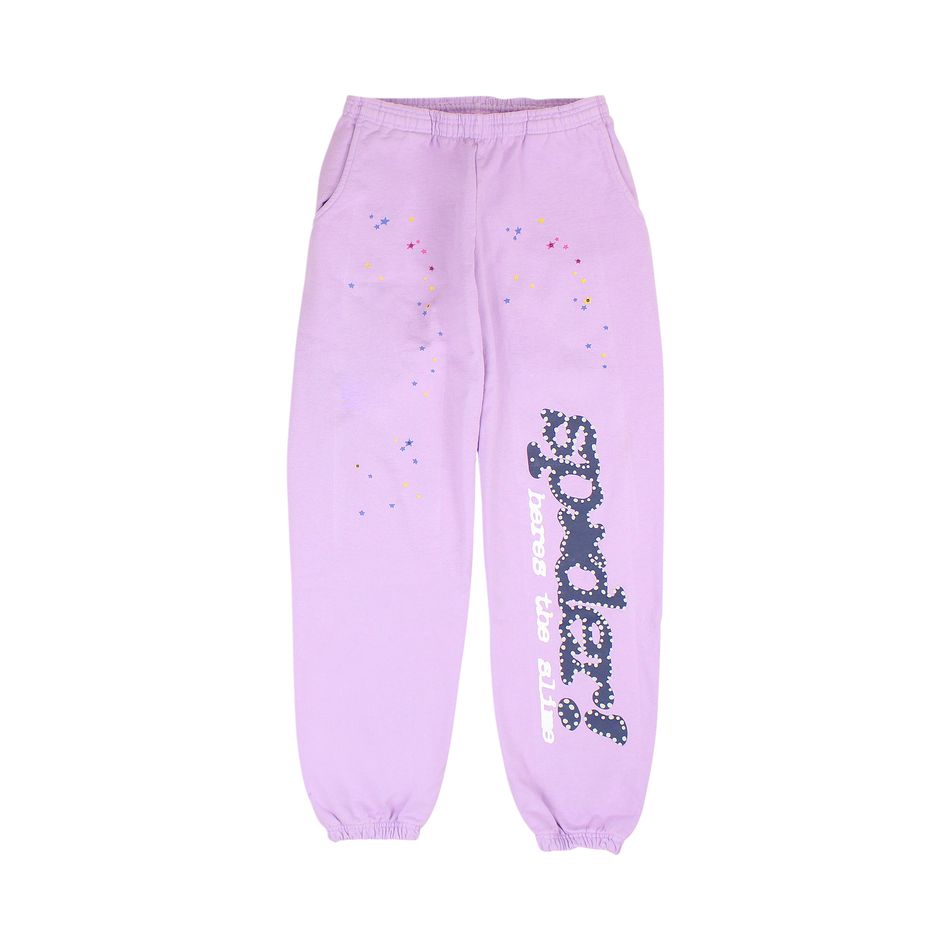 Buy Sp5der Sweatpants 'Purple' - 2406 100000204S PURP | GOAT