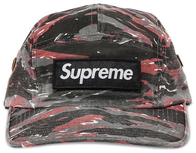 Buy Supreme Military Camp Cap 'Red Tiger' - SS24H16 RED TIGER | GOAT