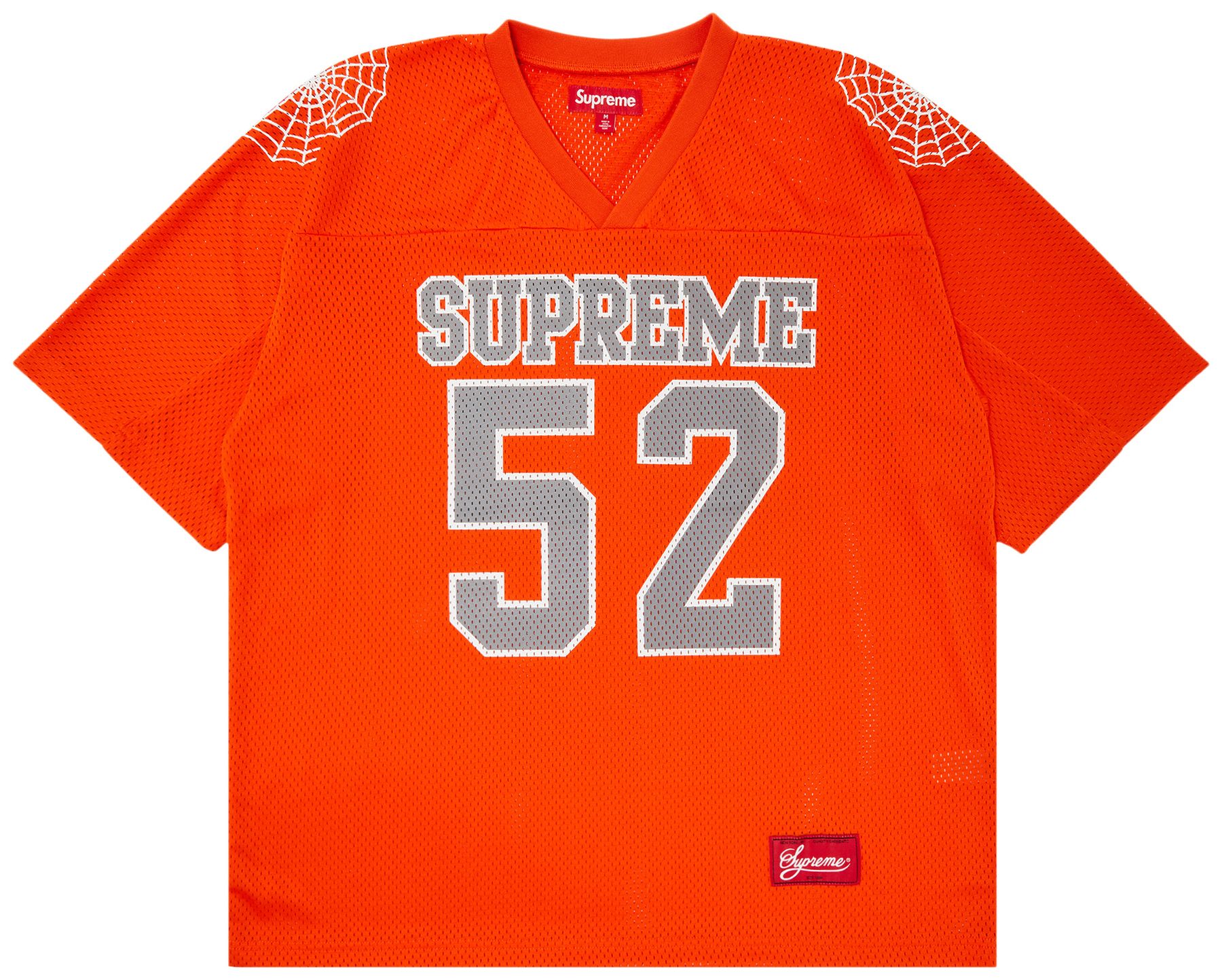 Buy Supreme Spiderweb Football Jersey 'Orange' - SS24KN63 ORANGE | GOAT