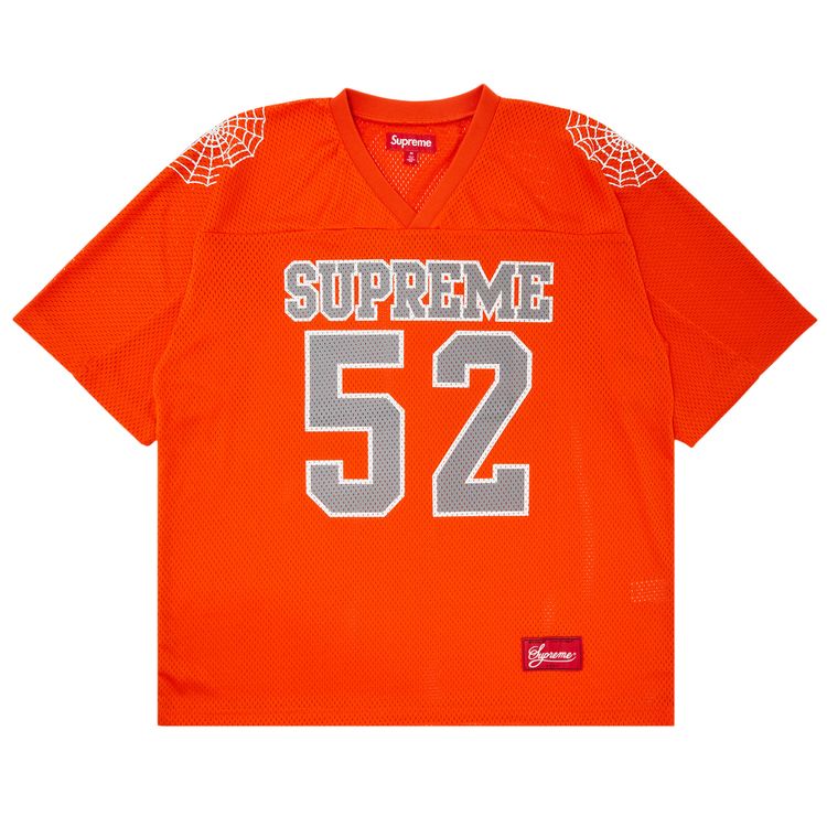 Buy Supreme Spiderweb Football Jersey 'Orange' - SS24KN63 ORANGE | GOAT