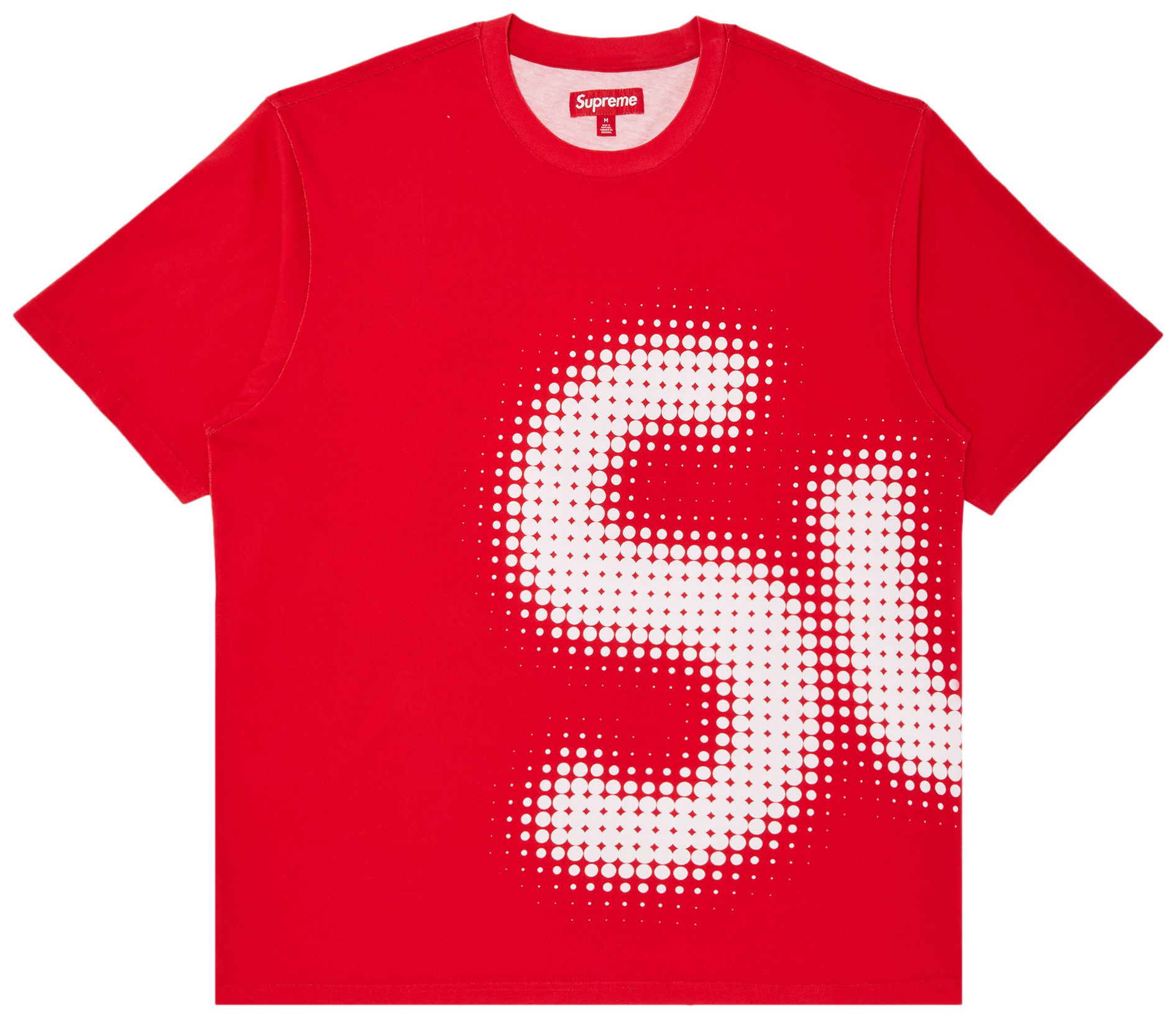 Buy Supreme Halftone Short-Sleeve Top 'Red' - SS24KN64 RED | GOAT
