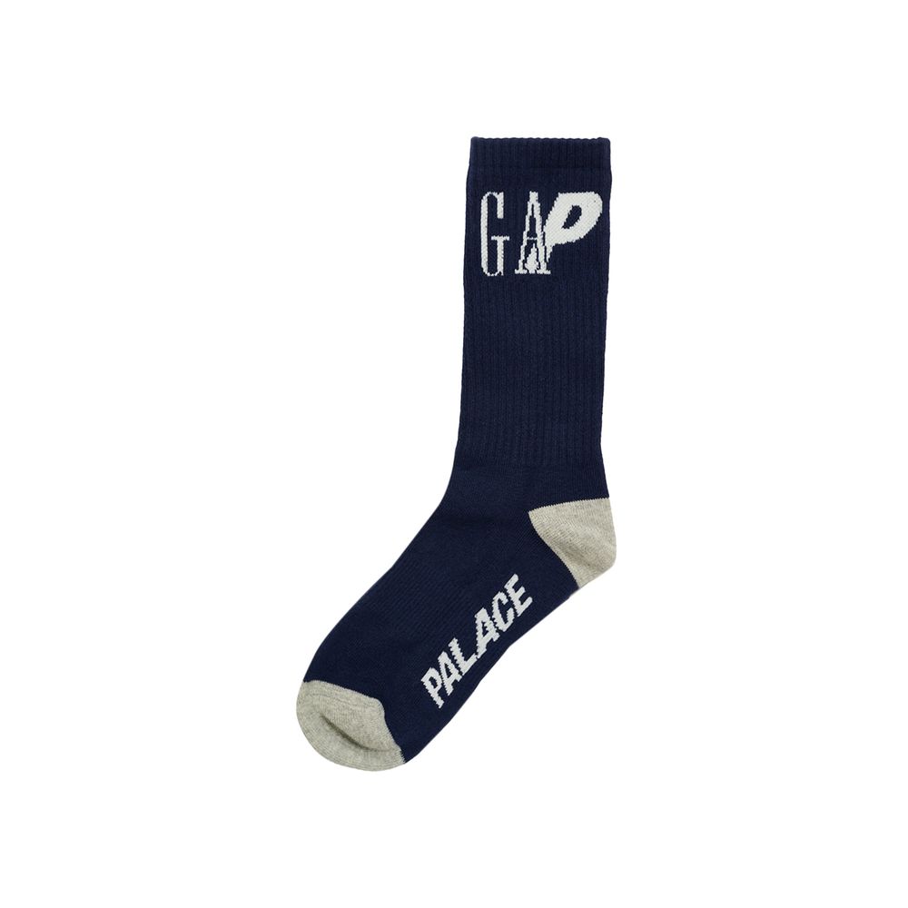 Buy Palace x Gap Crew Sock 'Navy' - 428875009 | GOAT
