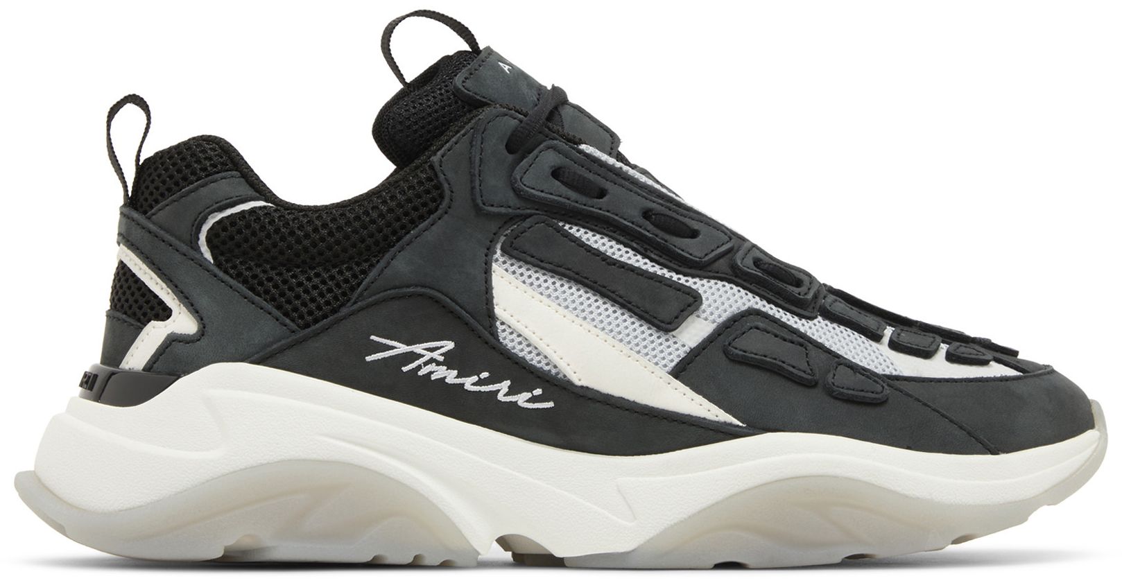 Buy Amiri Bone Runner 'Black White' - PS24MFS011 001 | GOAT