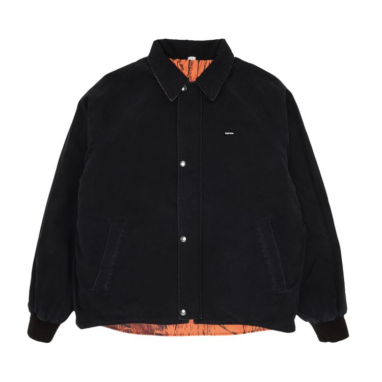 Buy Supreme x RealTree Reversible Quilted Work Jacket 'Black' - SS24J18 ...