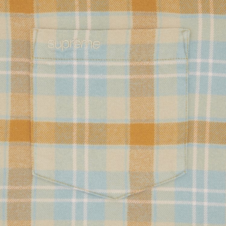 Buy Supreme Plaid Flannel Shirt 'Tan' - SS24S4 TAN | GOAT