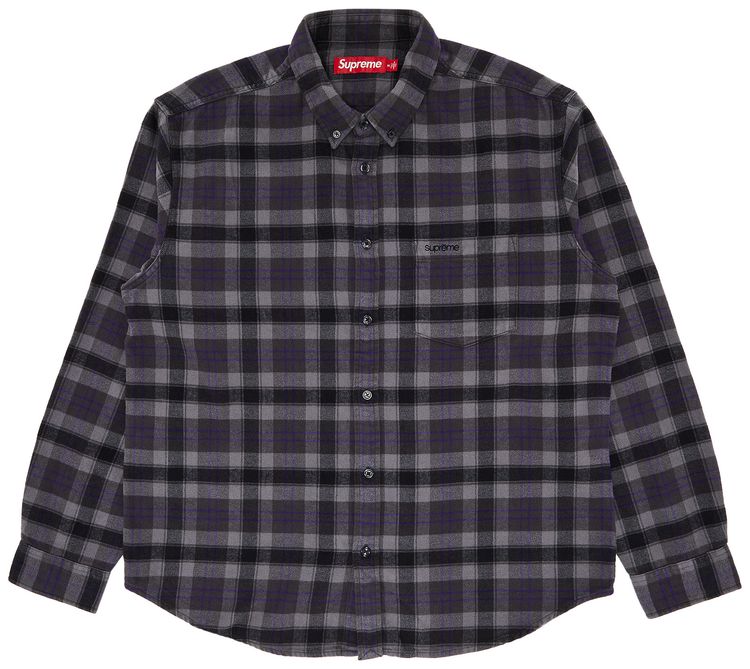 Buy Supreme Plaid Flannel Shirt 'Black' - SS24S4 BLACK | GOAT