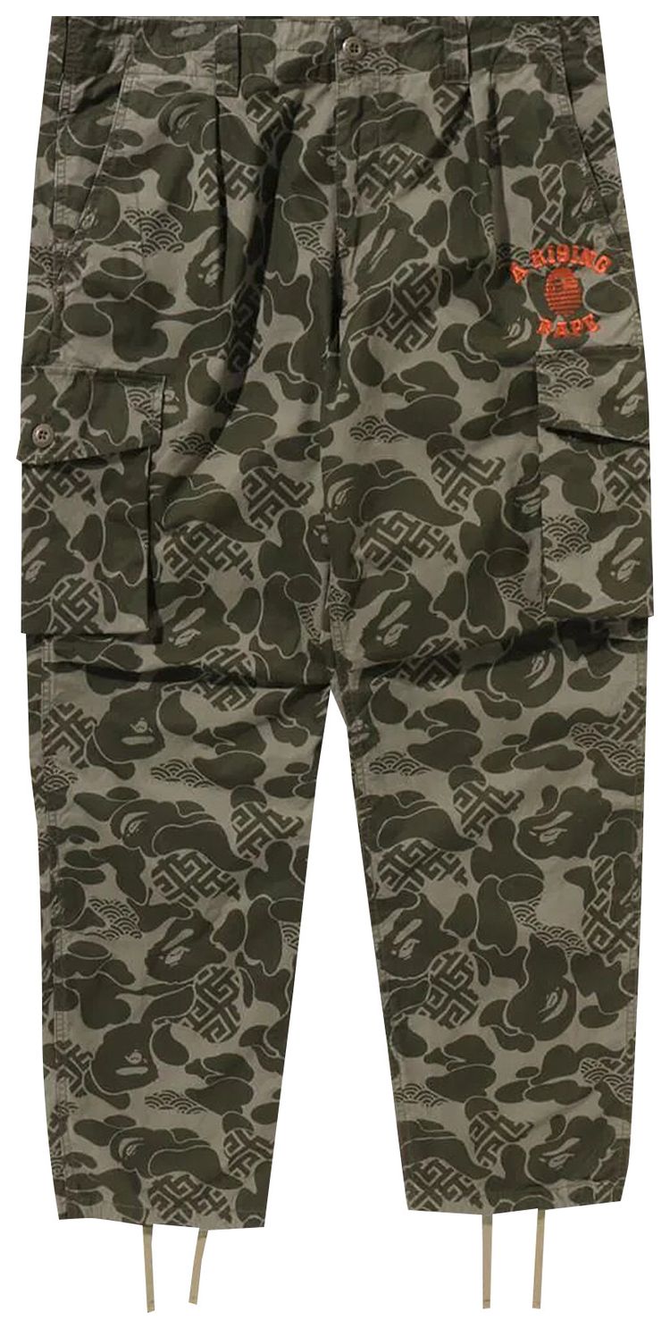 Buy BAPE Asia Camo Army Pants 'Olive Drab' - 1K20 152 003 OLIVE DRAB | GOAT