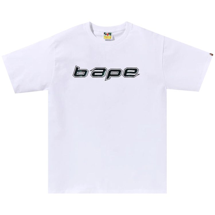 Buy BAPE Silicon Logo Tee 'White' - 1K30 110 036 WHITE | GOAT